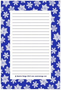 Winter Lined Page #11 | Seomra Ranga