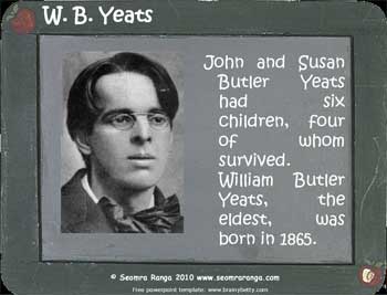 W. B. Yeats Powerpoint | Seomra Ranga
