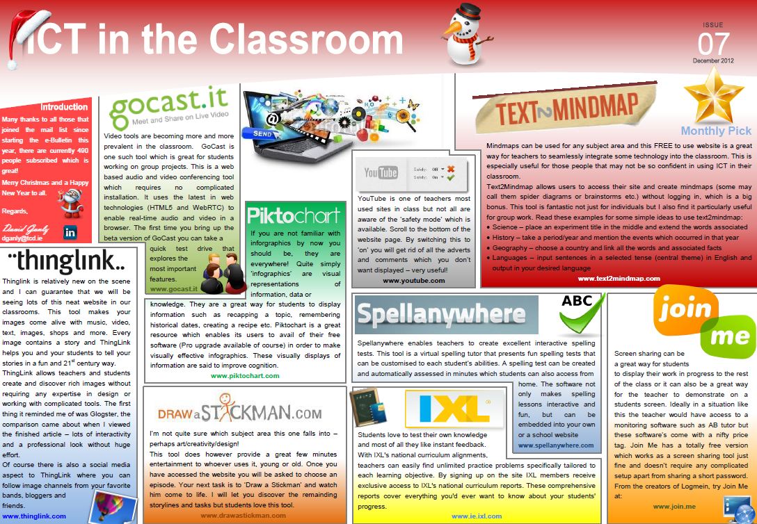 ICT in the Classroom eBulletin – Issue 7 | Seomra Ranga
