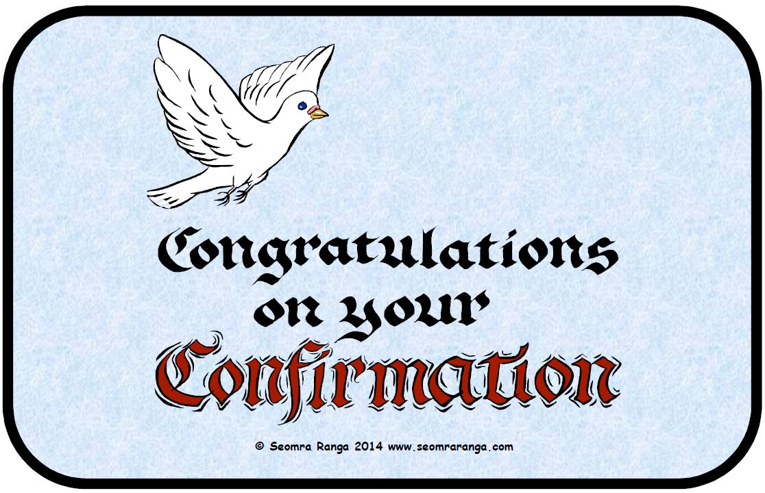 Confirmation Congratulations | Seomra Ranga