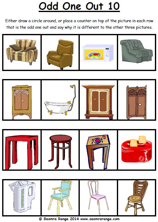 Odd One Out 10 | Seomra Ranga