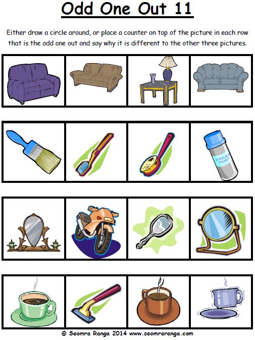 Odd One Out 11 | Seomra Ranga