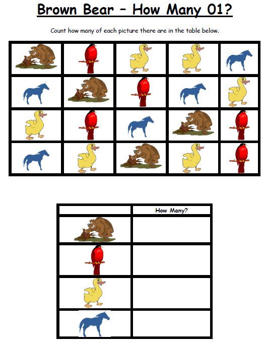Brown Bear: How Many? – Pack 1 | Seomra Ranga