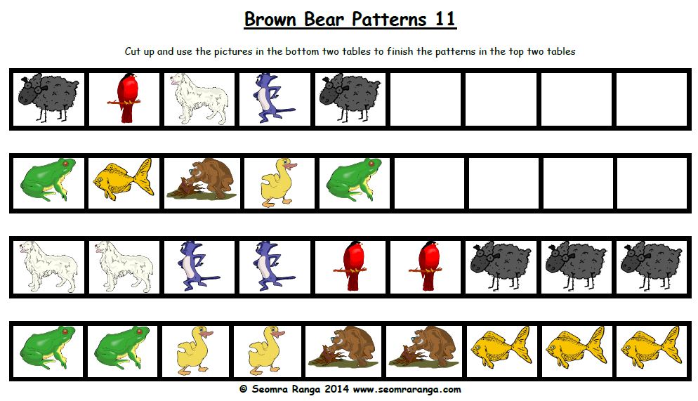 Brown Bear Patterns – Pack 2 | Seomra Ranga