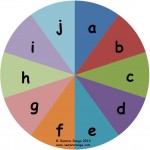 Peg Disc Letters 01 | Seomra Ranga