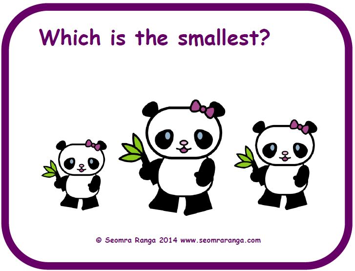Which Is the Biggest/Smallest? 01 | Seomra Ranga