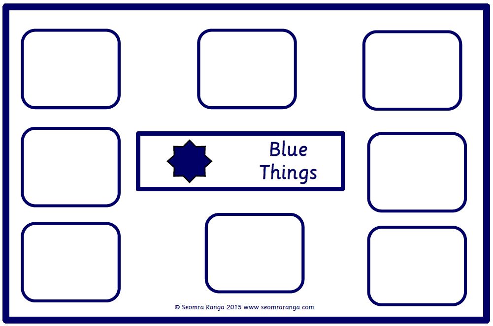 Yellow, Green and Blue Sorting | Seomra Ranga