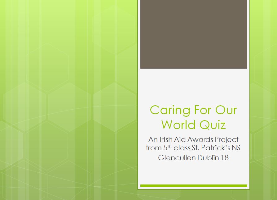 Caring For Our World Quiz | Seomra Ranga