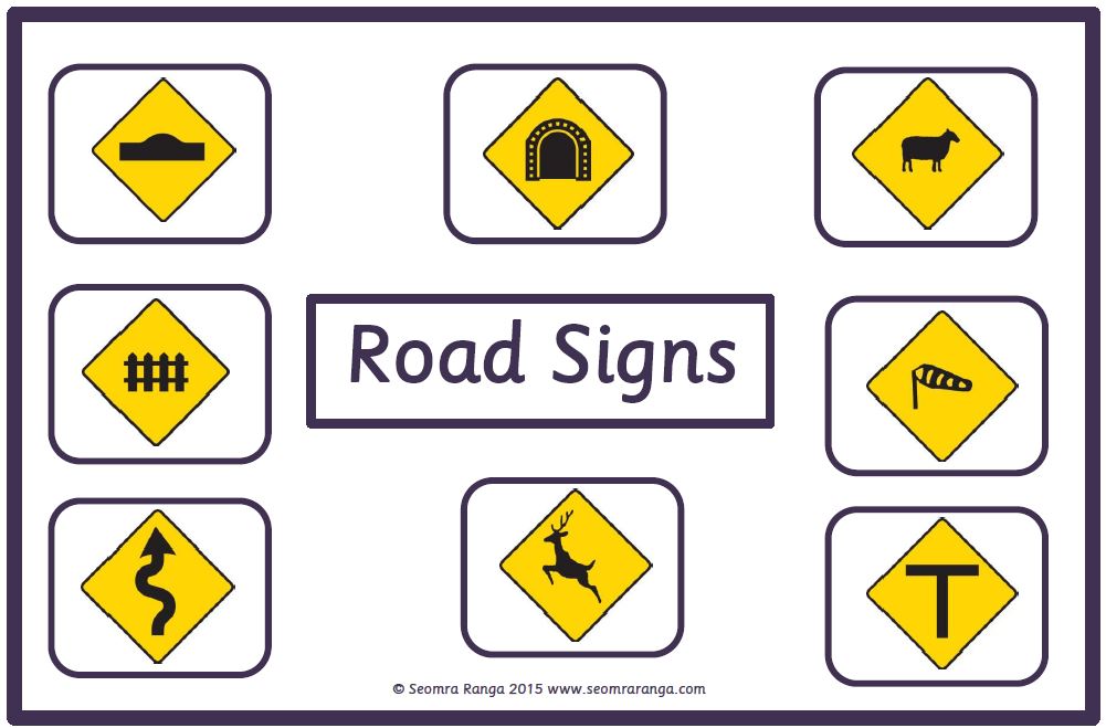 Road Signs Matching 02 | Seomra Ranga