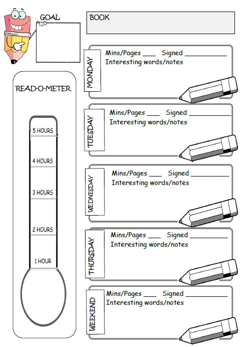 My Reading Journal | Seomra Ranga
