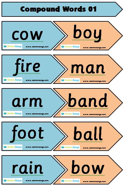Compound Words Matching 01 | Seomra Ranga