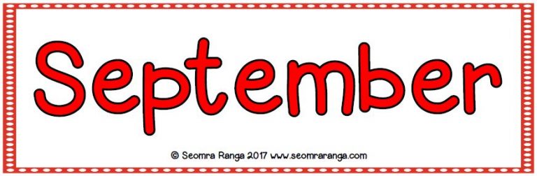 Dates For Your Diary For the New School Year | Seomra Ranga