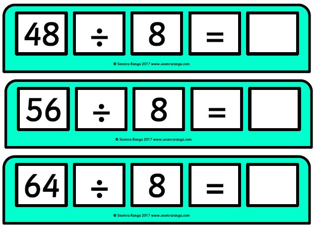 Division Cards Pack | Seomra Ranga