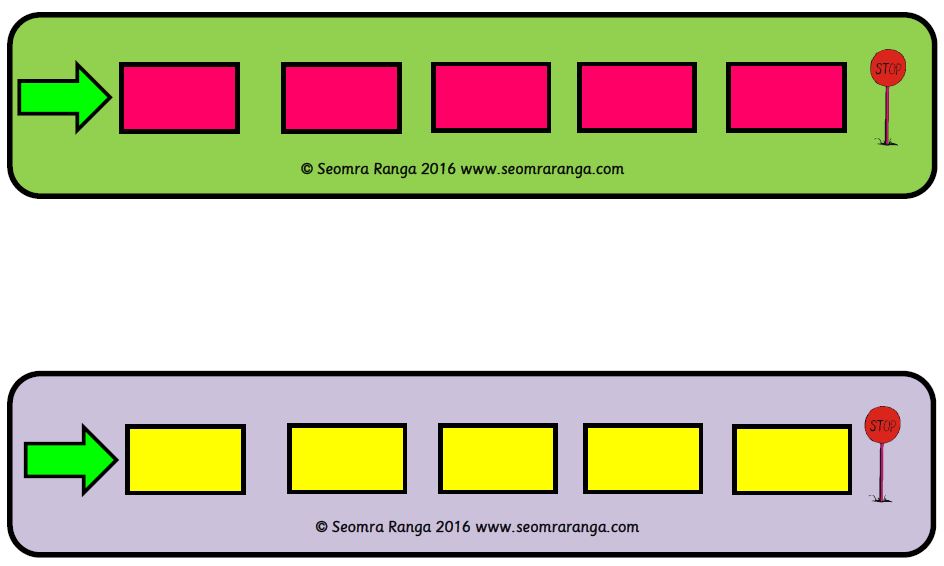 Number Strips 03 | Seomra Ranga