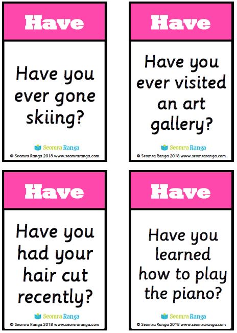 “Have” Questions | Seomra Ranga