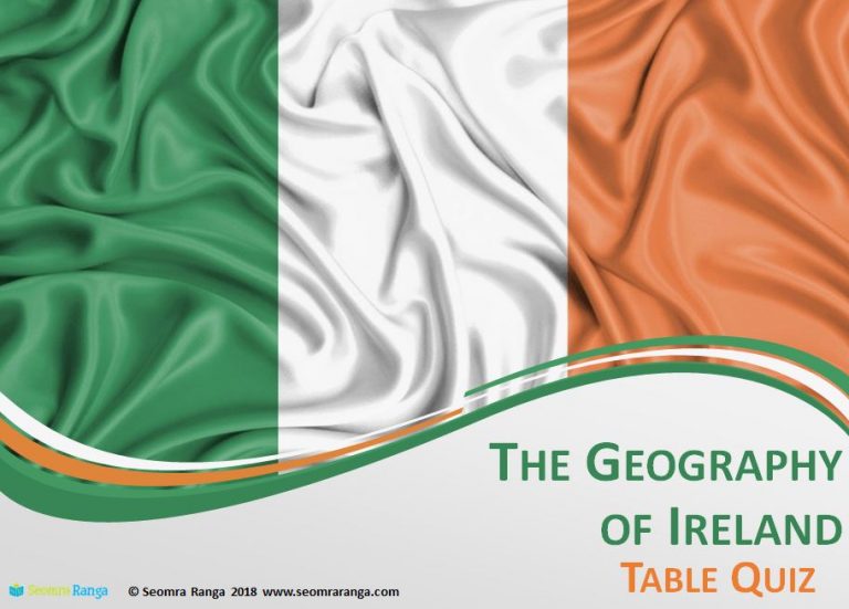 Geography of Ireland Table Quiz | Seomra Ranga