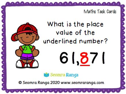 Maths Task Cards – Place Value 02 | Seomra Ranga