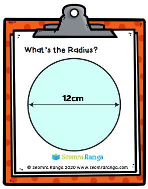 Maths Task Cards – What’s the Radius? | Seomra Ranga