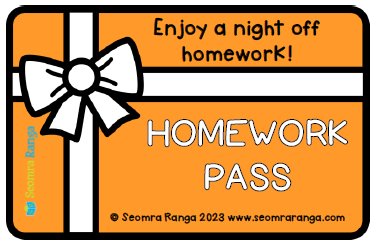 Homework Passes | Seomra Ranga
